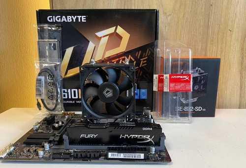 Связка gigabyte B610M + i5 12400F + DDR4 16GB