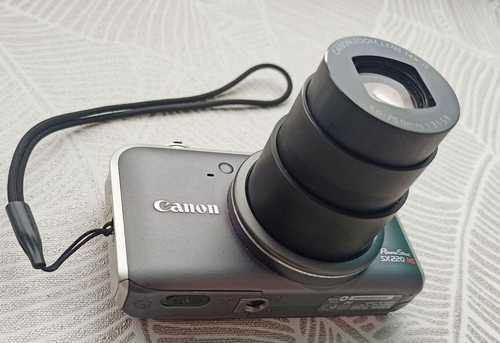 Компактный фотоаппарат Canon powershot SX220 HS