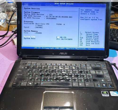 Asus k40in pentium dual core t4200