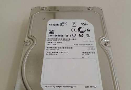 Жесткий диск Seagate Const. 3 тб ST33000650NS