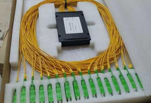 Оптический сплиттер PLC 1х32, SM, 2.0mm, 1M SC/APC