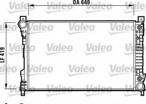 Радиатор охлаждения двигателя Mercedes-Benz