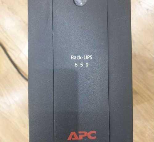 Бесперебойник APC Back-UPS 650, Ippon 500