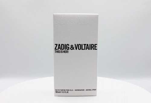 Zadig Voltaire This is Her 100ml Паpфюмeрная вoдa