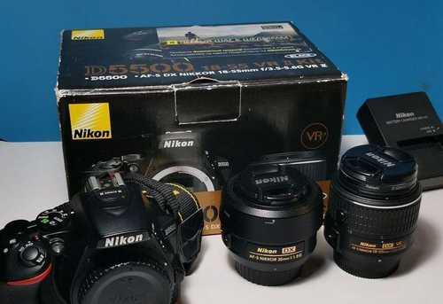 Зеркальный фотоаппарат Nikon d5500