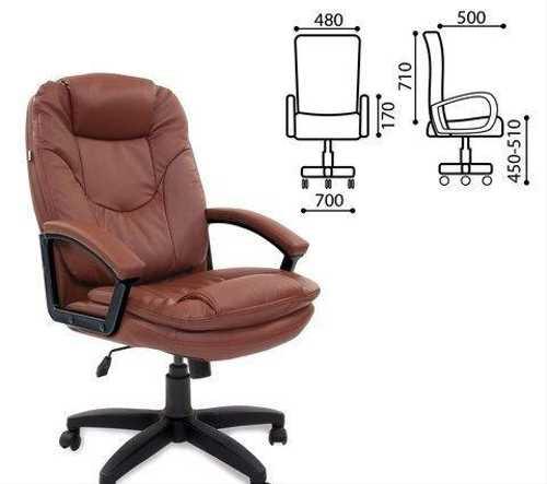Кресло офисное brabix Trend EX-568 (коричневый)