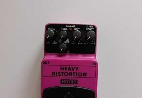 Гитарная педаль behringer heavy distortion