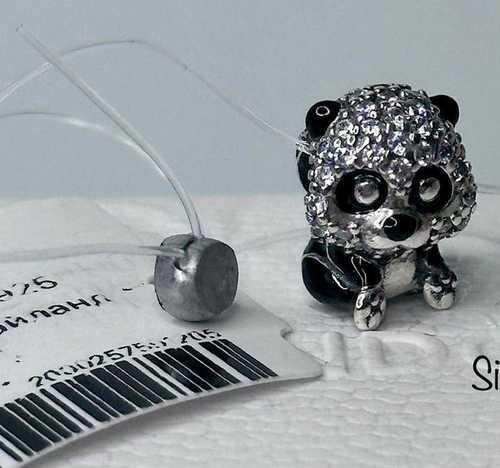 Шарм Pandora Sparkling Cute Panda