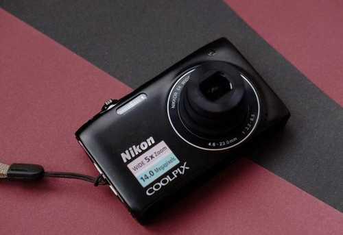 Фотоаппарат Nikon Coolpix S3100 (полный комплект)