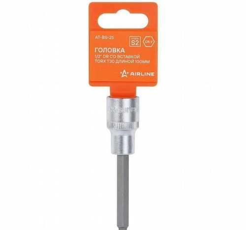 Головка 1/2" DR со вставкой torx T30 длиной 100мм (AT-BS-25)