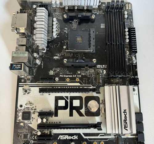 Материнская плата asrock AB350 pro4