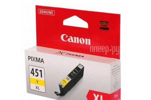 Canon CLI-451Y XL Yellow 6475b001