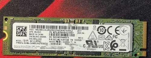 SSD 256 GB Samsung PM981a m.2 nvme 2280