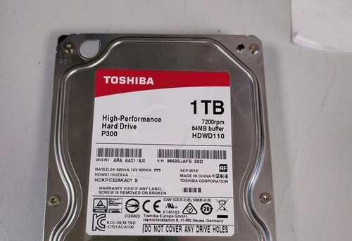 Жёсткий диск 3.5" 1Tb Toshiba hdwd110