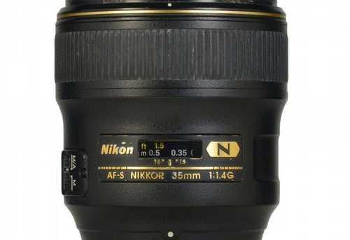 Nikon 35mm f/1.4G AF-S б/у