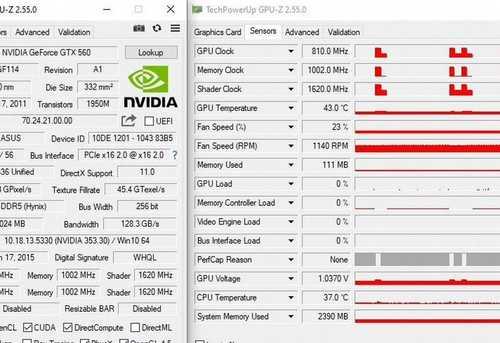 Видекарта Asus nvidia GeForce GTX 560