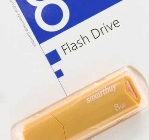 Флешка 8 гб USB Smartbuy clue Yellow