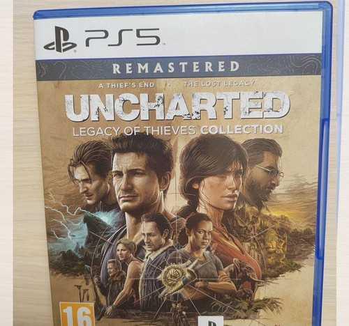 Uncharted наследие воров ps5 диск игра