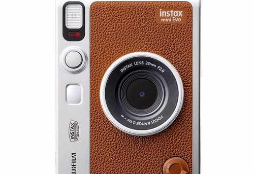 Fujifilm Instax Mini Evo Brown новый гарантия