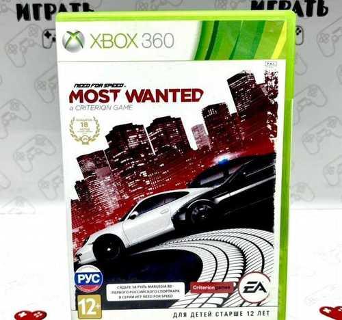 Need for Speed Most Wanted Xbox 360 (без мануала, resale)