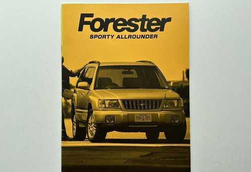 Дилерский каталог Subaru Forester 1998 Япония