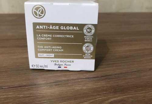 Ночной крем ив роше Anti-AGE Global 50 мл