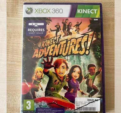 Новый Диск Kinect Adventures Xbox 360 Лицензия