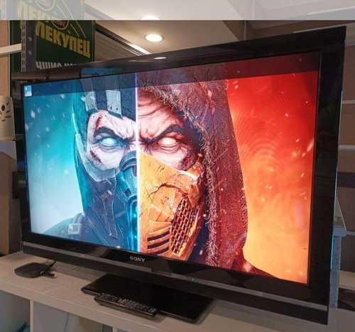 Очень большой яркий ЖК SMART Sony 46" Wi-Fi hdmi