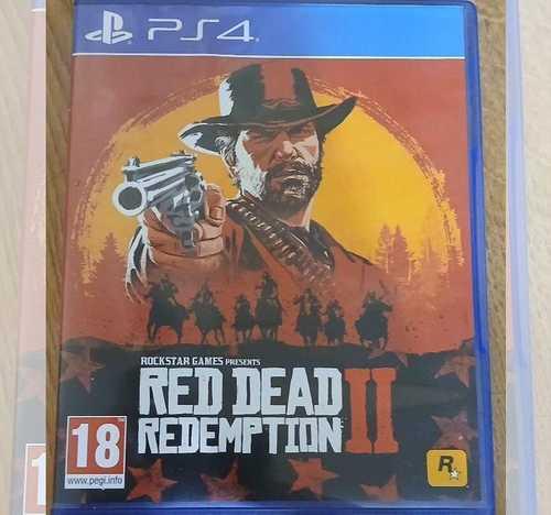 Игра red dead redemption 2 для ps4 диск