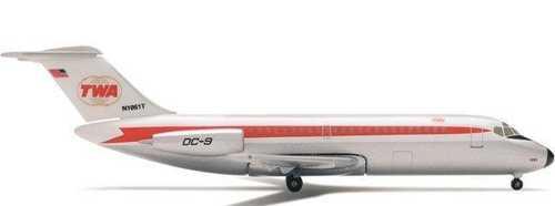 514446 Самолет TWA Douglas DC-9-10 1:500