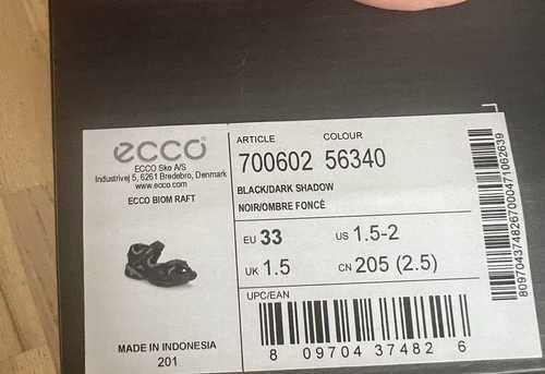 Продам сандалии Ecco р.33