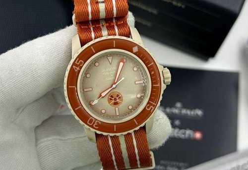 Часы swatch blancpain (Оранжевые)