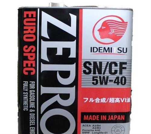 Масло оптом Idemitsu Zepro Euro Spec SN/CF 5W-40