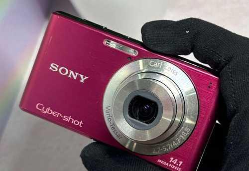 Винтажный фотоаппарат Sony DSC W530 pink
