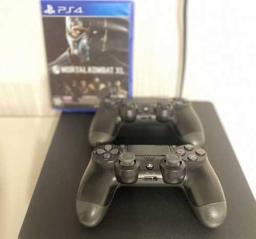 Sony playstation 4 slim 1tb 2 геймпада