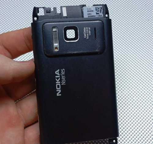 Nokia N8. Задняя крышка. Оригинал. Чёрная