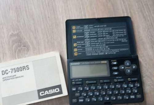 Банк данных Casio dc-7500RS