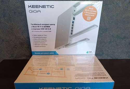Новый Wi-Fi роутер Keenetic Giga (KN-1011)