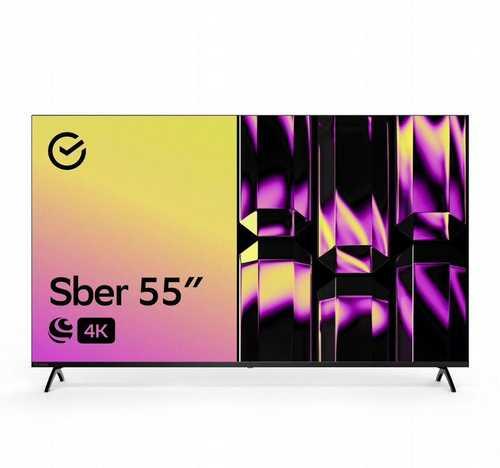 Телевизор Sber 55 4K Ultra HD, SDX-55U4127