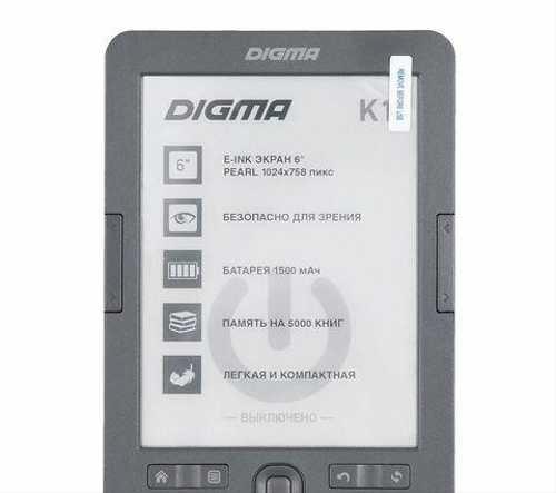 Digma K1 6" E-ink HD Pearl 758x1024 600MHz 128Mb/4