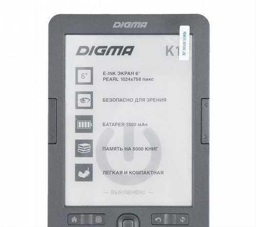 Digma K1 6" E-ink HD Pearl 758x1024 600MHz 128Mb/4