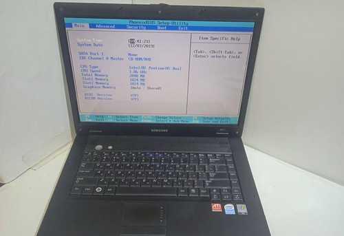 15.4" Samsung NP-R60, 200 ГБ, Pentium T2390, RAM 2 ГБ, ATI Mobility Radeon X1250
