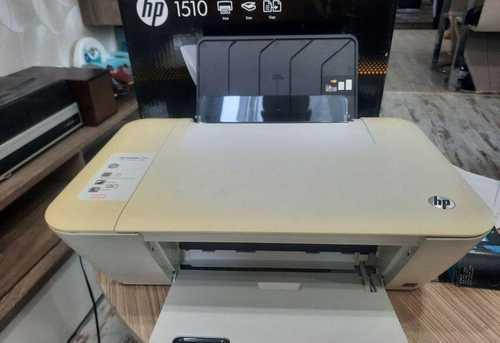 Цветной струйный принтер-сканер. Hp 1510