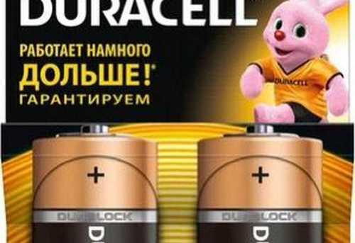 Батарейка Duracell Basic D, в упаковке: 2 шт