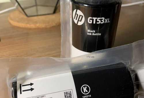 Чернила для принтера черные HP GT53xl