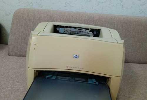 Принтер лазерный hp laserjet 1000