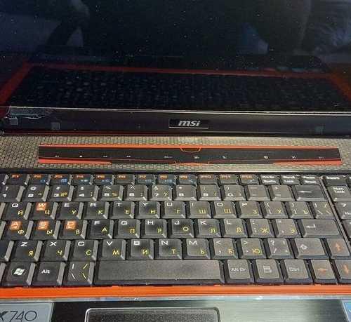 MSI GX 740 (неисправлен)