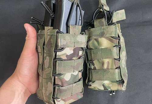 Подсумок под 2 ак Штурмовой открытый Мультикам