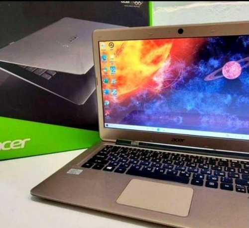 Тонкий 13.3 ультрабук acer i5,4gb,245ssd