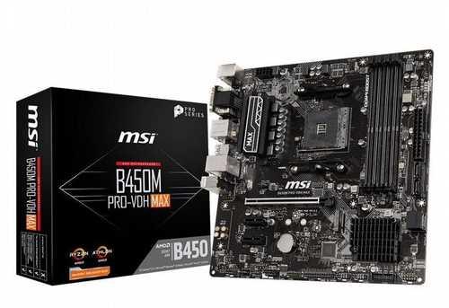 Материнская плата MSI B450 PRO-VDH MAX